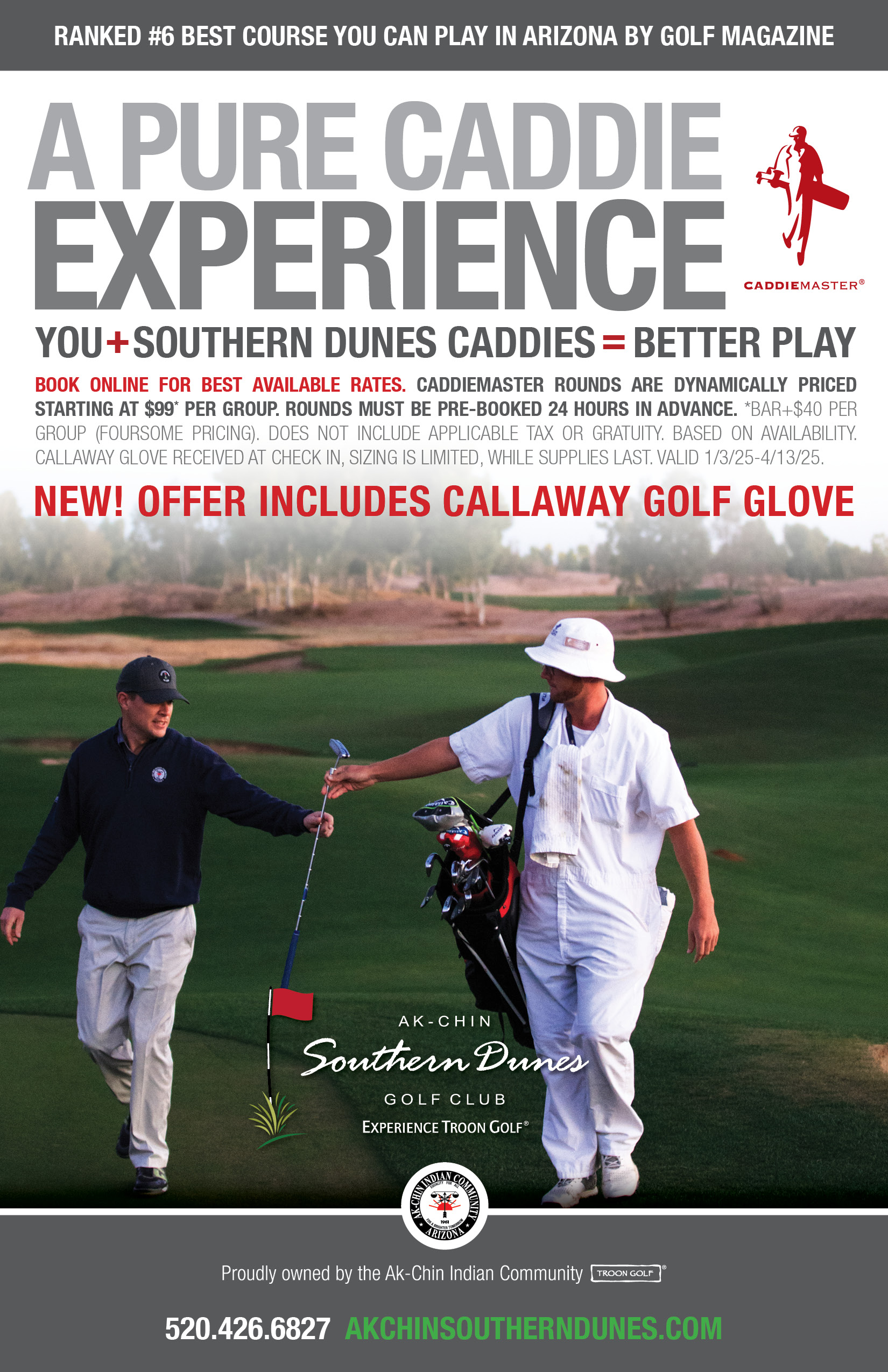 Caddie Service - Ak-Chin Southern Dunes Golf Club